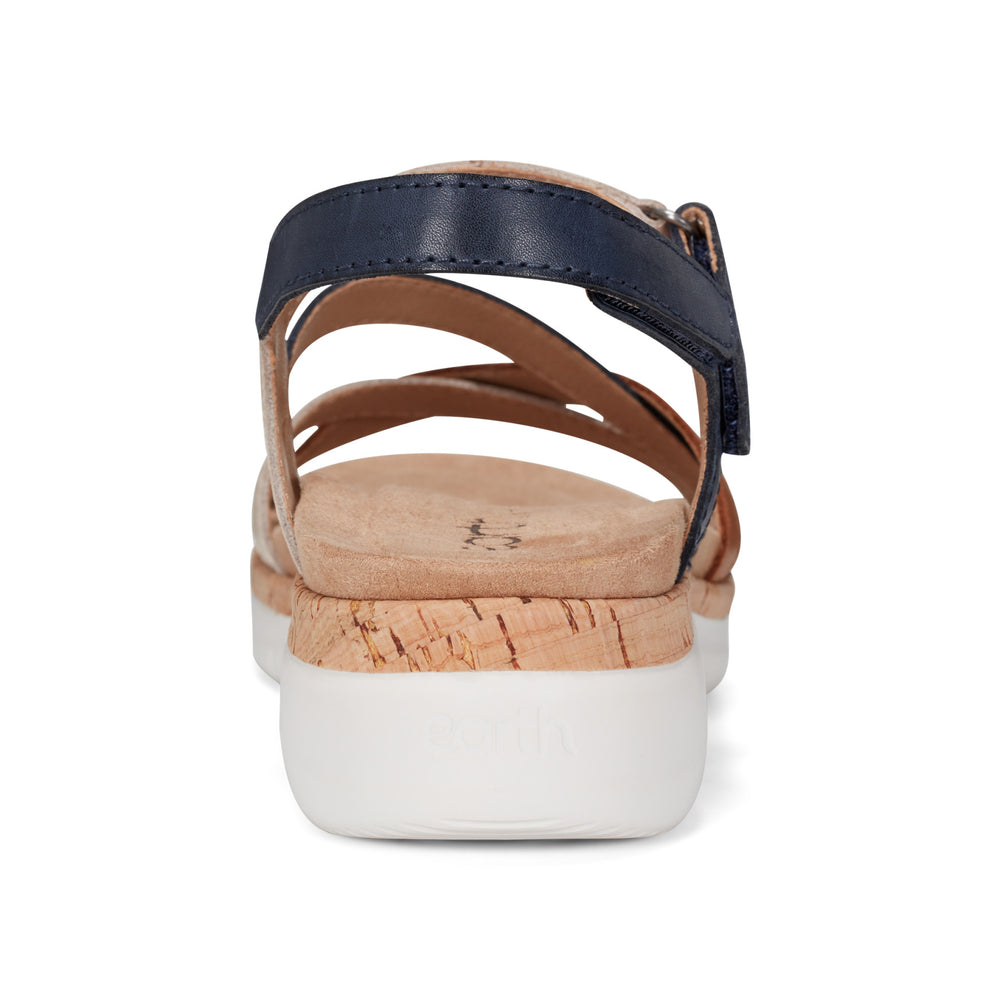 Women's Rosie Open Toe Strappy Flat Casual Sandals - Natural Multi ...