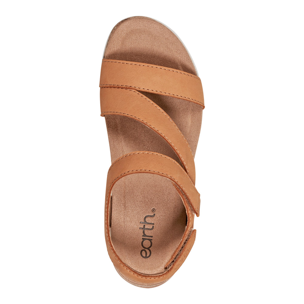 Women's Roni Casual Strappy Flat Sandals - Medium Natural | earth® shoes