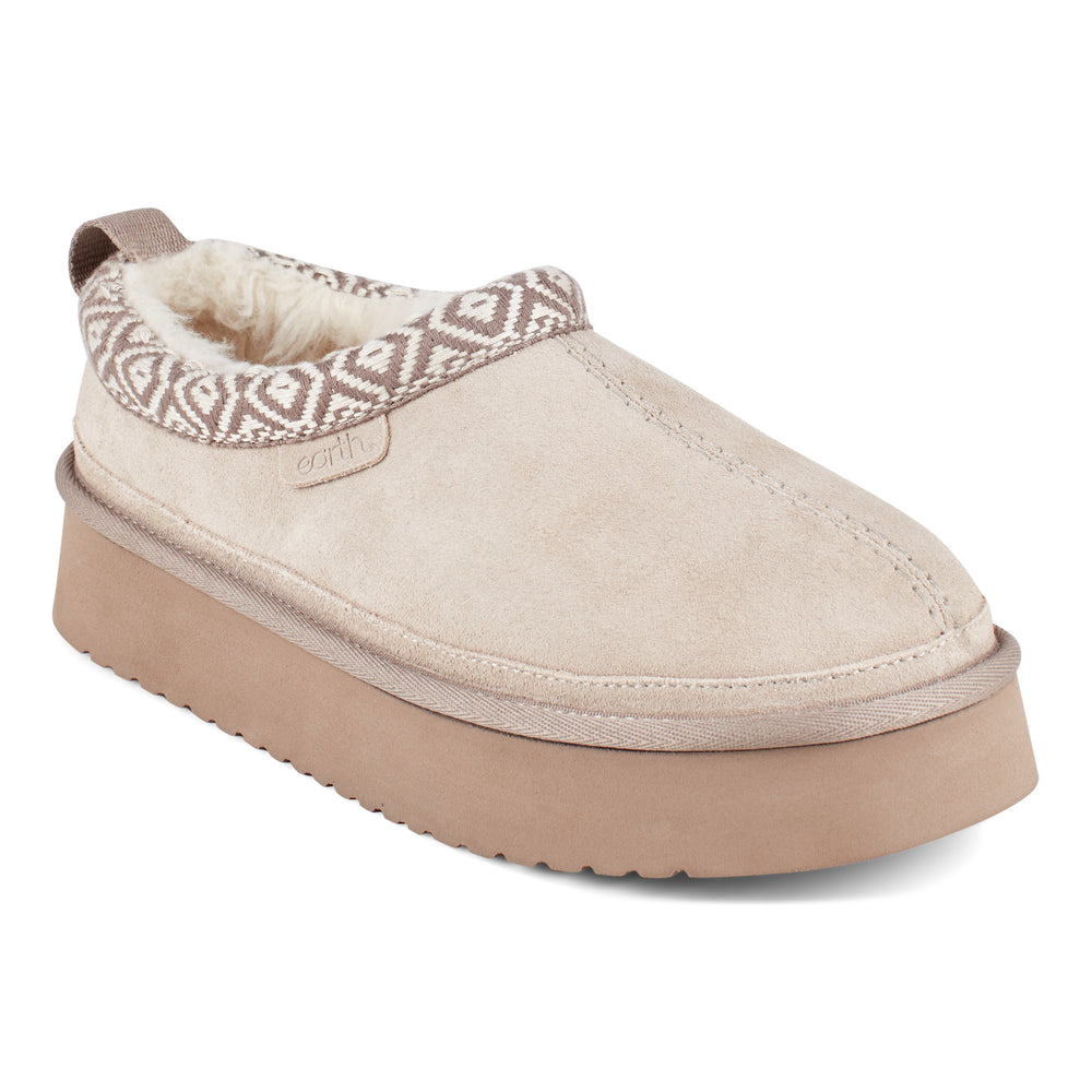 Women's Fantel Cozy Platform Clogs - Taupe | earth® shoes