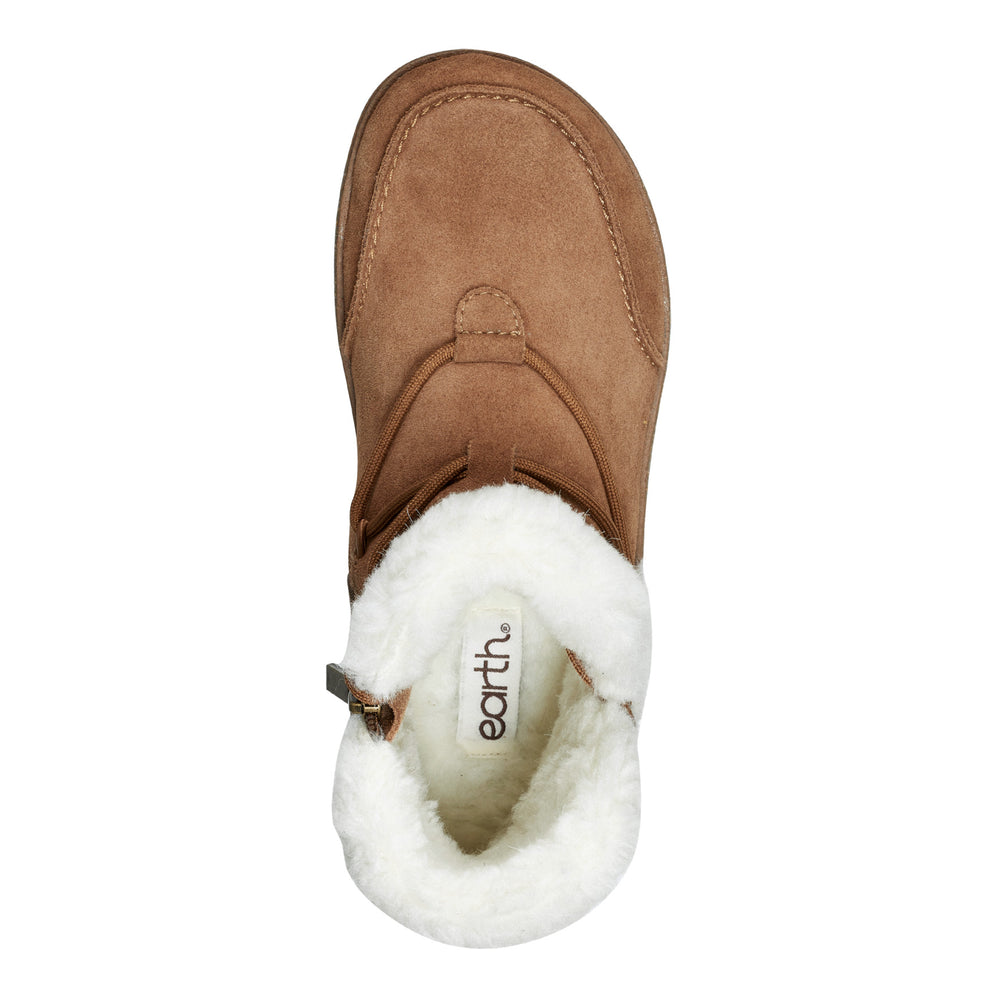 Women's Fleet Cold Weather Lace-up Casual Booties - Dark Natural ...