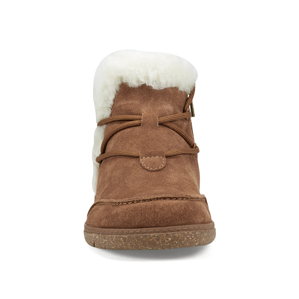 Women's Fleet Cold Weather Lace-up Casual Booties - Dark Natural ...