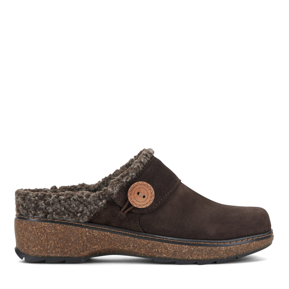 Women's Karsten Round Toe Slip-on Casual Clogs - Dark Brown | earth® shoes