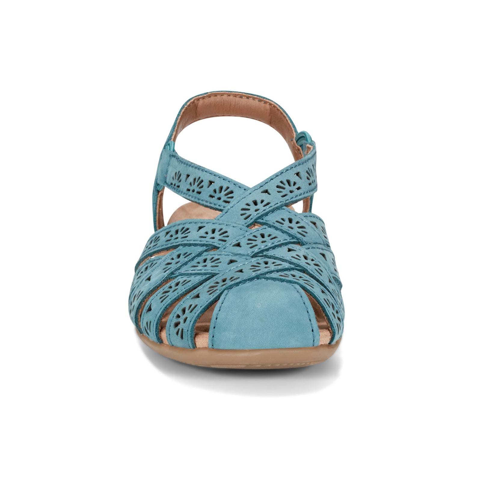 Women's Briel Round Toe Casual Slingback Flat Sandals - Turquoise ...