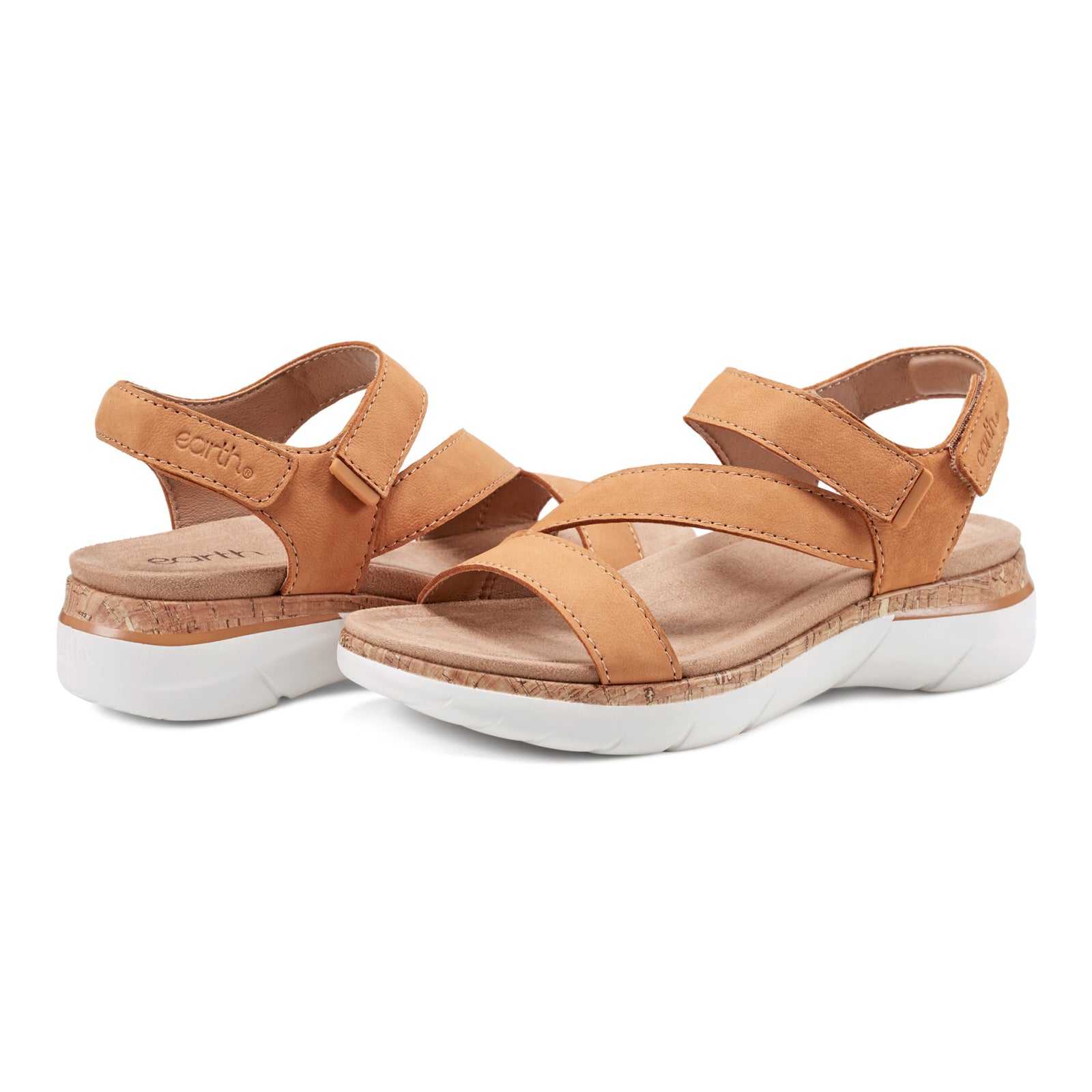 Women's Roni Casual Strappy Flat Sandals - Medium Natural | earth® shoes