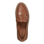 Women's Javas Slip-on Penny Loafers - Medium Brown Leather | earth® shoes