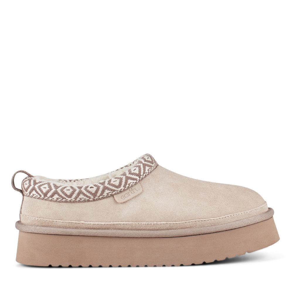 Women's Fantel Cozy Platform Clogs - Taupe | earth® shoes
