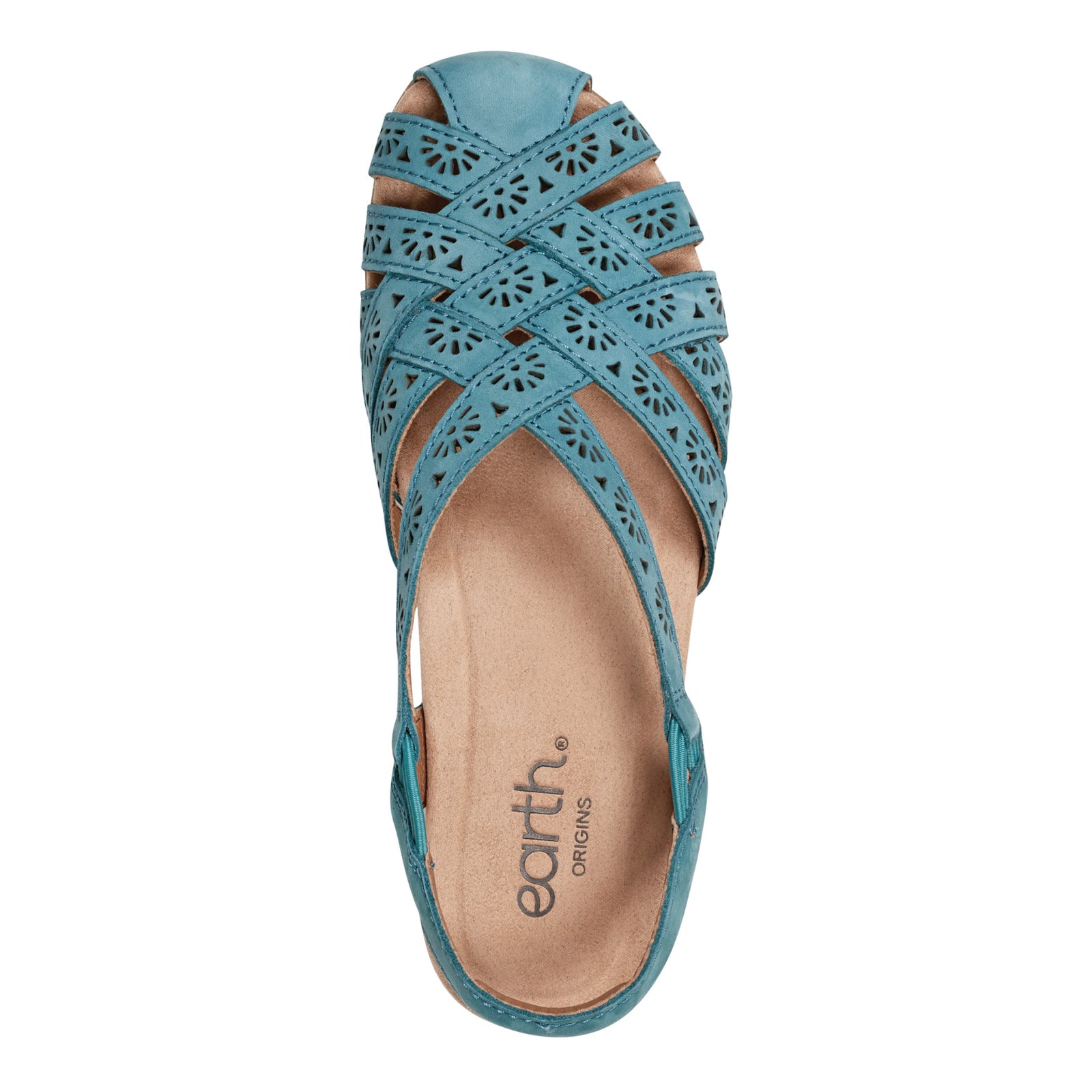 Women's Briel Round Toe Casual Slingback Flat Sandals - Turquoise ...