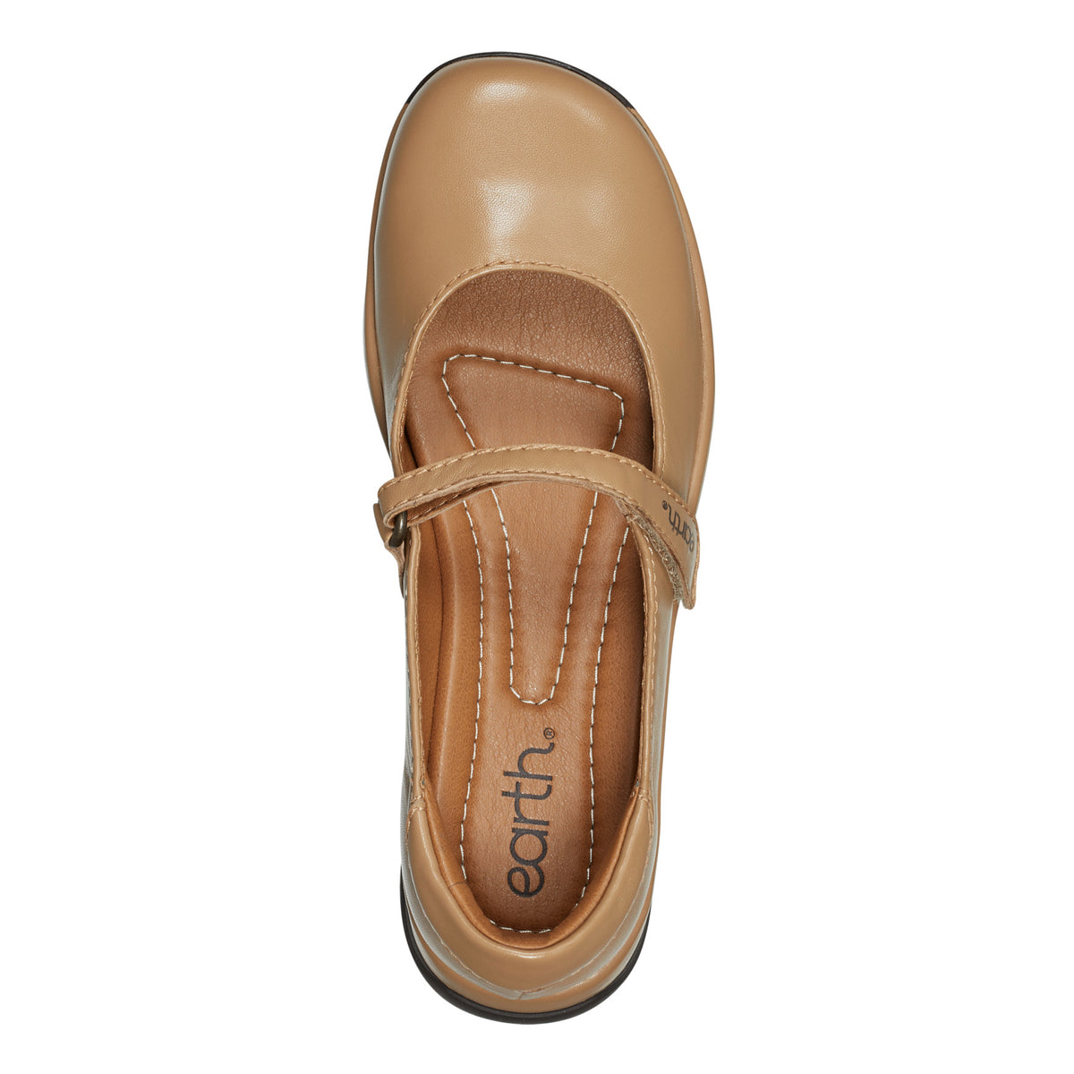 Women's Tose Lug Sole Square Toe Casual Ballet Flats - Medium Natural ...