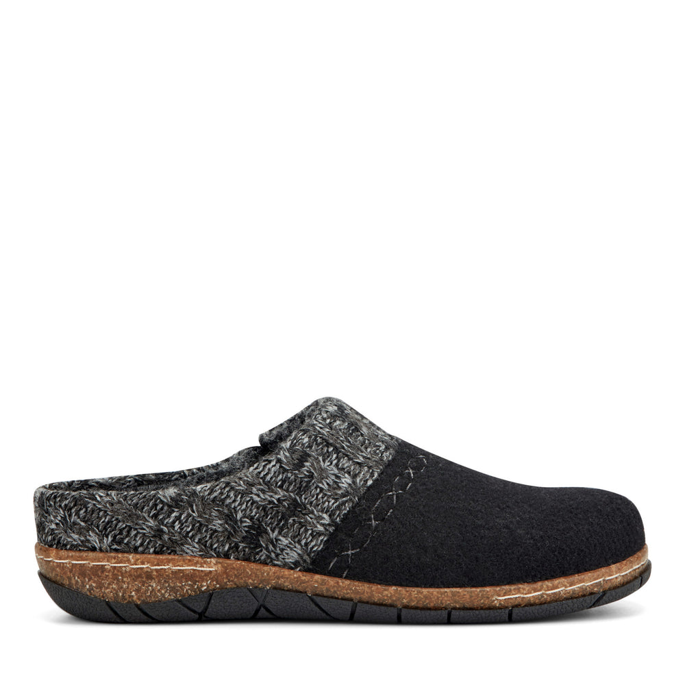 Women's Elyot Slip-On Clogs - Black Wool | earth® shoes