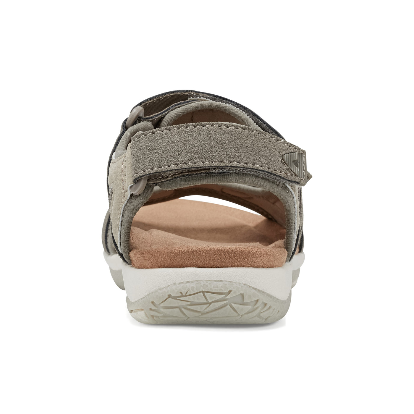 Women's Skylar Round Toe Lightweight Casual Flat Sandals - Light Grey ...