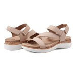 Women's Roni Casual Strappy Flat Sandals - Light Natural | earth® shoes